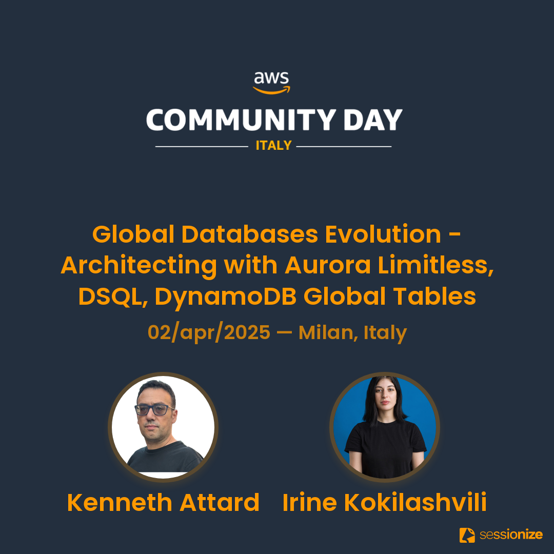 Kenneth Attard - AWS Community Day Italy